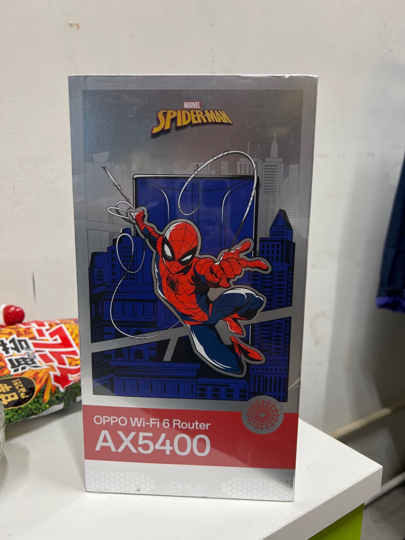OPPO WiFi 6 Router AX5400 x Marvel Spider-Man, 電腦＆科技, 電腦周邊及配件, Wifi及上網 ...