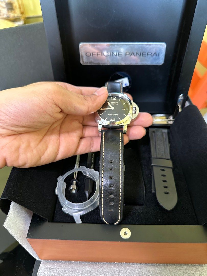 Panerai pam 498 “fu”, Luxury, Watches on Carousell