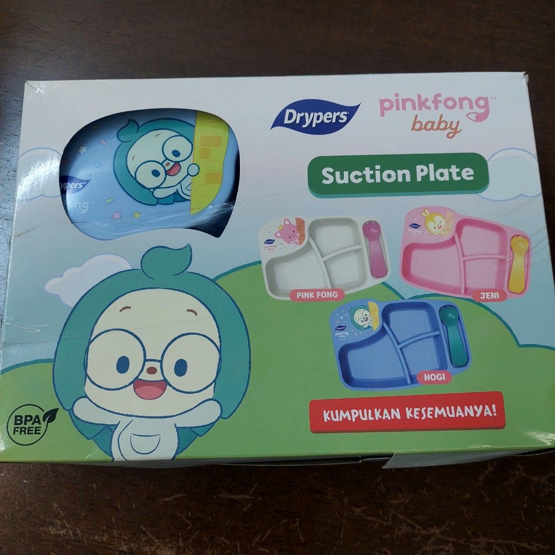 Pink Fong baby suction plate, Babies & Kids, Nursing & Feeding, Weaning ...