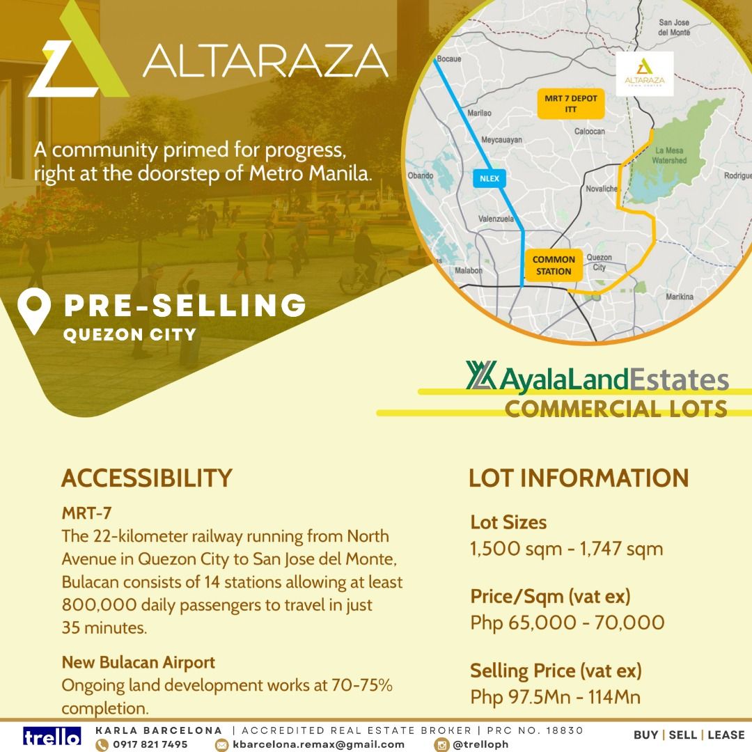 Pre-Selling Commercial Lots at Altaraza San Jose Del Monte Bulacan by ...