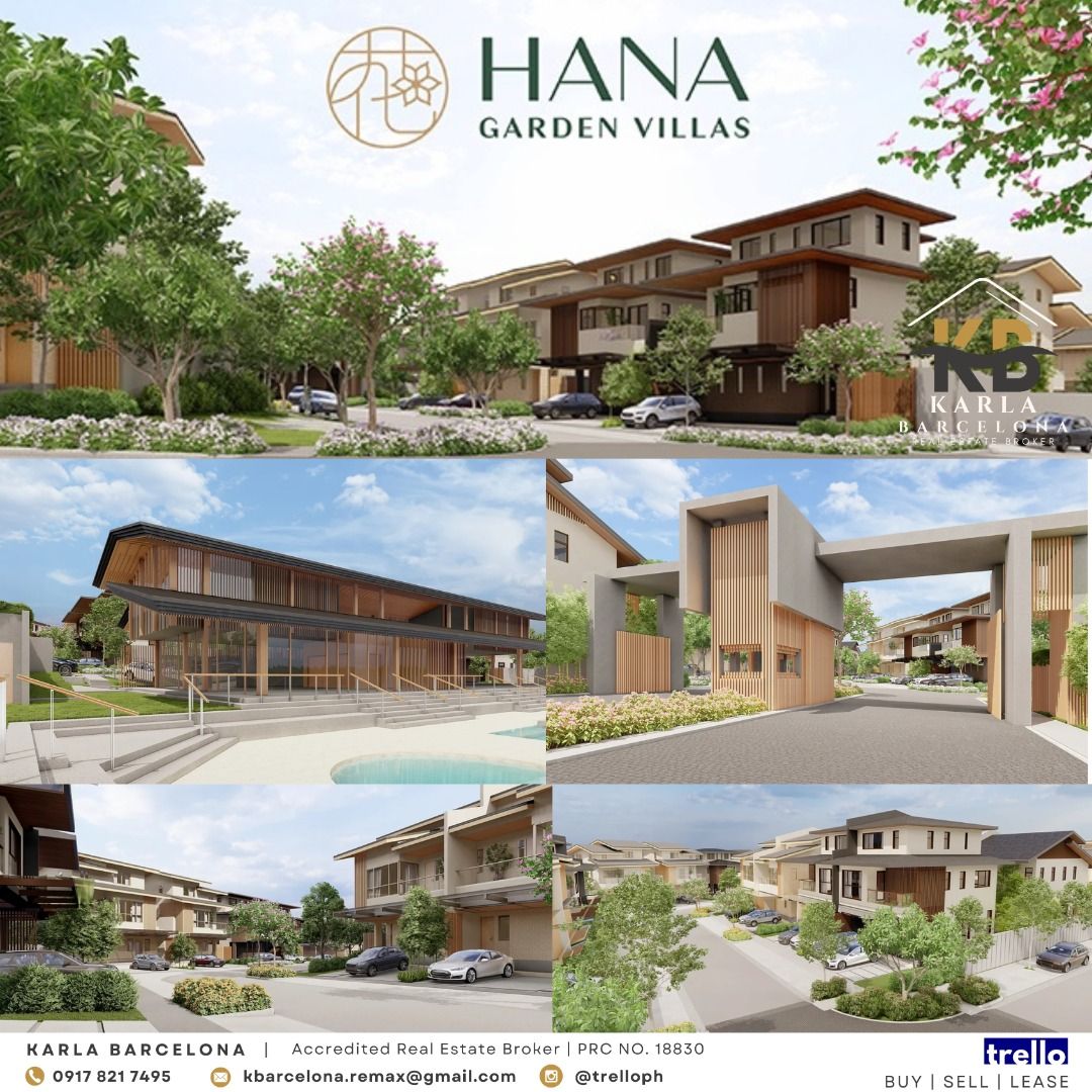 Pre-Selling Luxury 3 Bedroom Townhouse in Hana Garden Villas Nuvali, Brgy. Canlubang, Calamba ...
