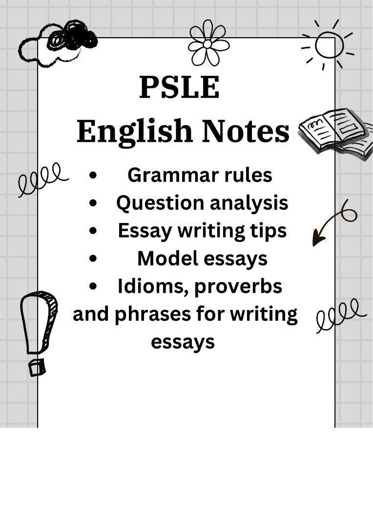 PSLE English notes, Hobbies & Toys, Books & Magazines, Textbooks on ...