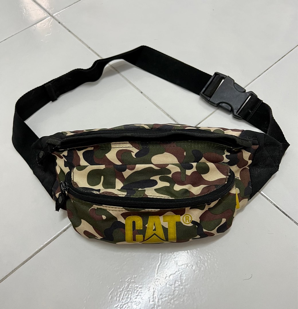 Rare Authentic Caterpillar Cat First Camo Waist Bag Pouch, Men's ...