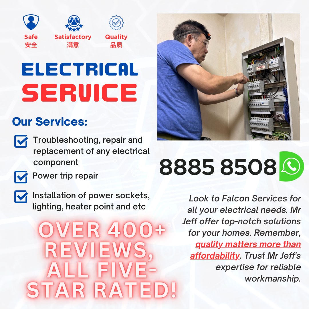 393 Electrical Repairs & Light Installation in Singapore