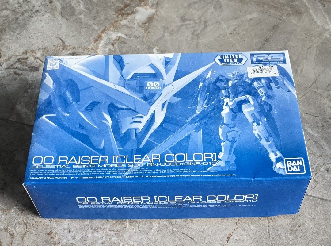 RG 1/144 00 Raiser [Clear Color] Limited Edition Gundam Expo, Hobbies ...