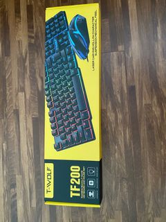 Thunder wolf T200 Wired USB Gaming Keyboard and Mouse Ser, Computers ...