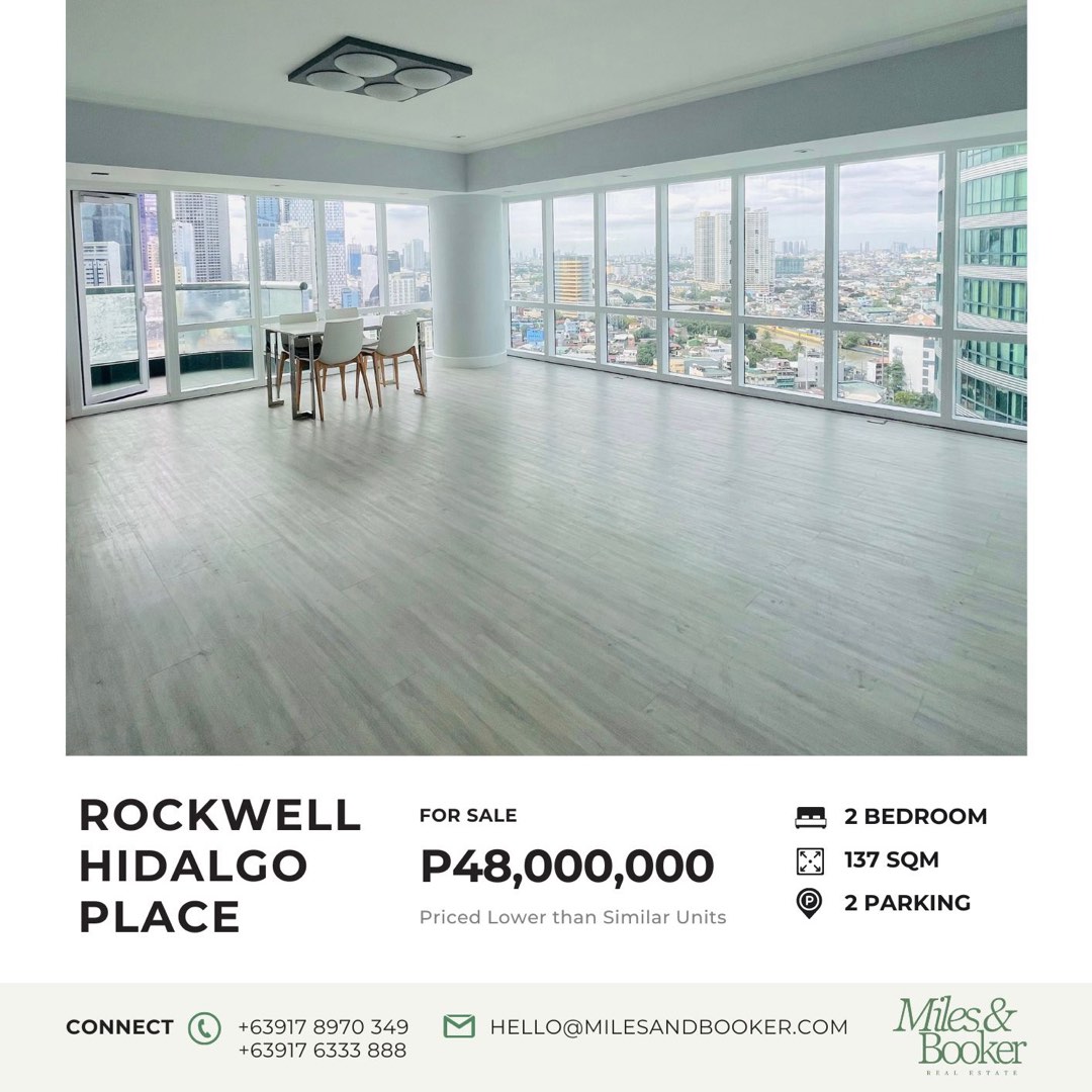 One Roxas Triangle 3 Bedroom For Sale Makati Ayala Land Condo near Two ...