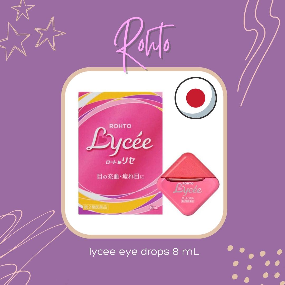 Rohto Lycee Eye Drops, Beauty & Personal Care, Vision Care on Carousell