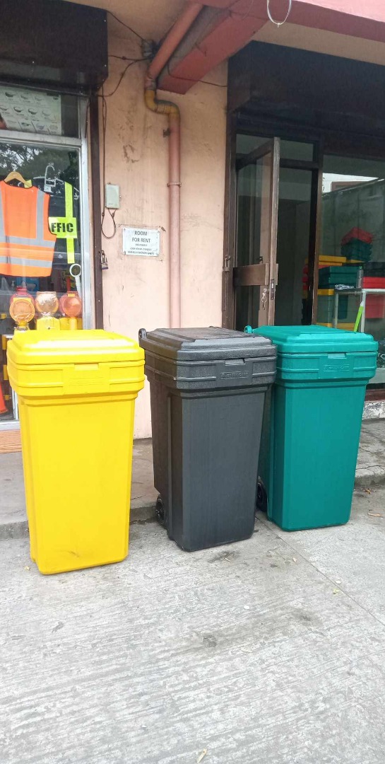 Roller King Trash Bin 150 Liters 250 Liters, Furniture & Home Living ...