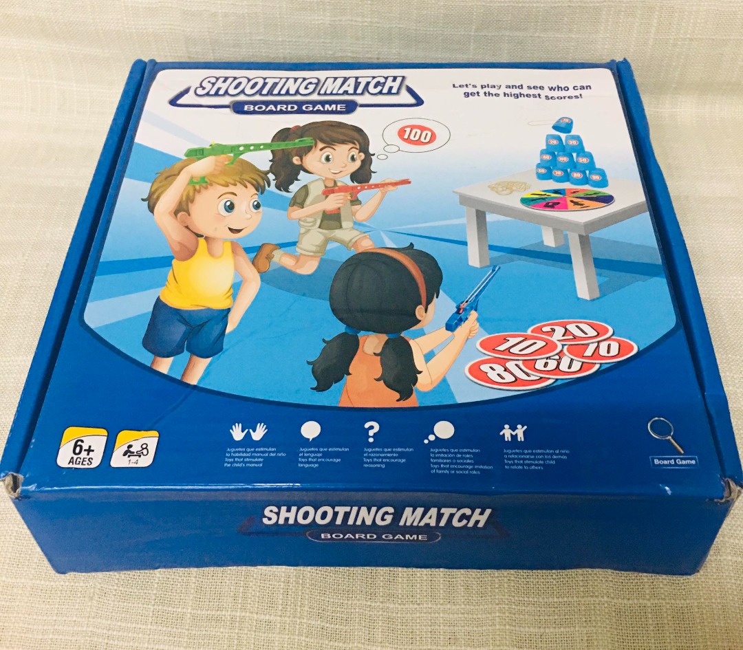 Shooting Match Board Game, Hobbies & Toys, Toys & Games on Carousell
