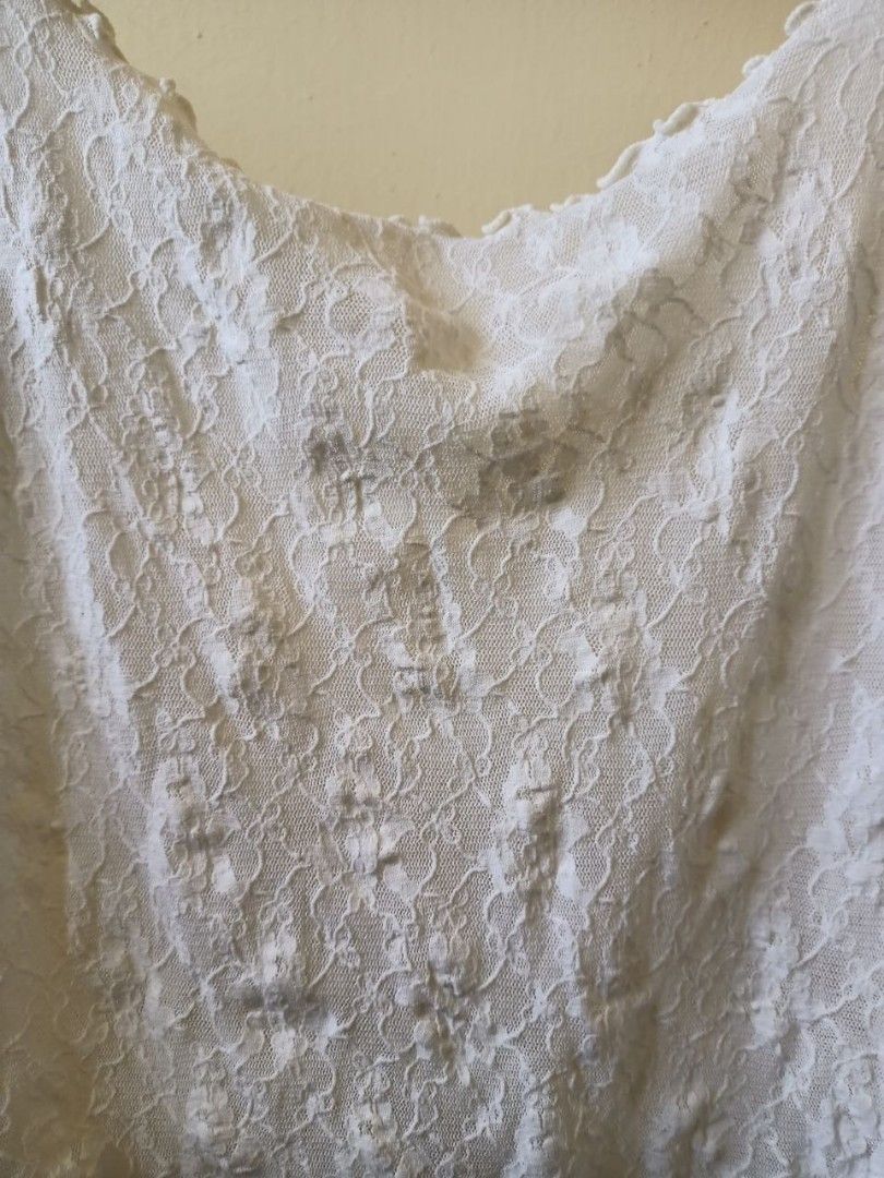 Singlet putih texture, Women's Fashion, Tops, Other Tops on Carousell