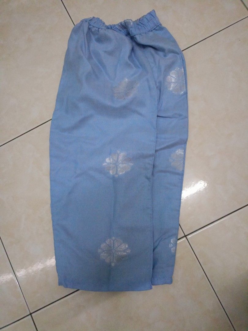 Songket 2 tahun Baby Blue, Babies & Kids, Babies & Kids Fashion on ...