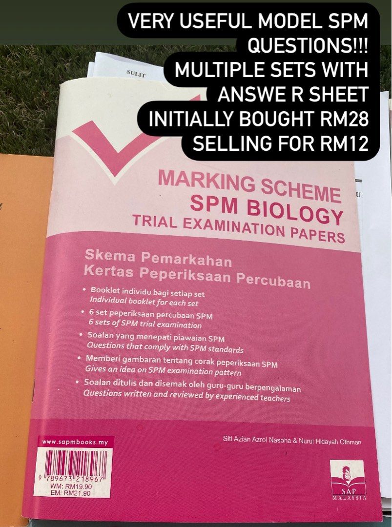 SPM BIOLOGY Textbooks/Workbooks, Hobbies & Toys, Books & Magazines ...