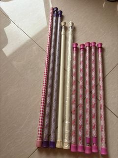 Daiso Spring tension Rod 70 - 120cm (1-2kg), Furniture & Home Living ...