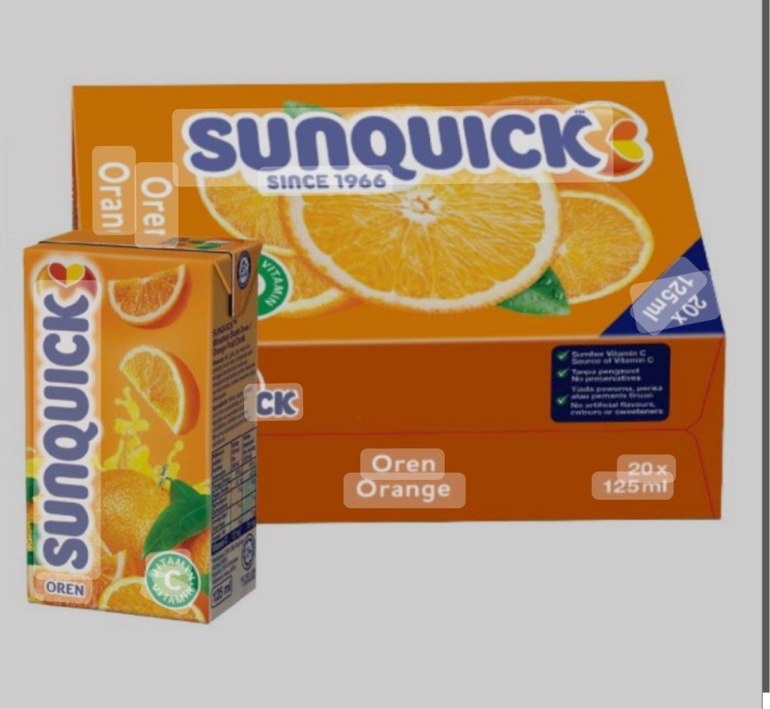 Sunquick fruit drink packet, Food & Drinks, Beverages on Carousell