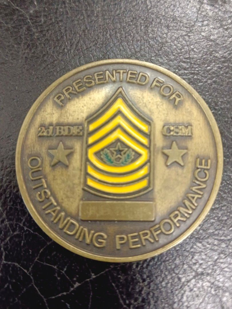 Token Challenge Coin 25th Infantry Division (Light) US Army, Hobbies ...