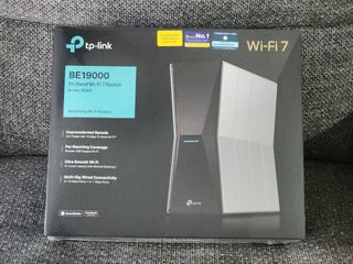 TP-Link EB810V Wifi7 BE22000 Tri-band Wi-fi 7 Wireless Broadband Fibre ...