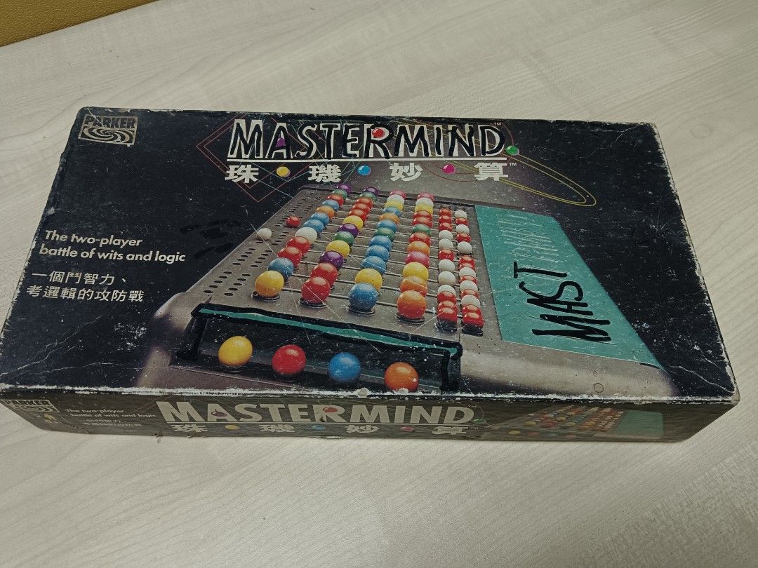 Vintage mastermind boardgame lama classic antik 1994 hasbro, Hobbies ...