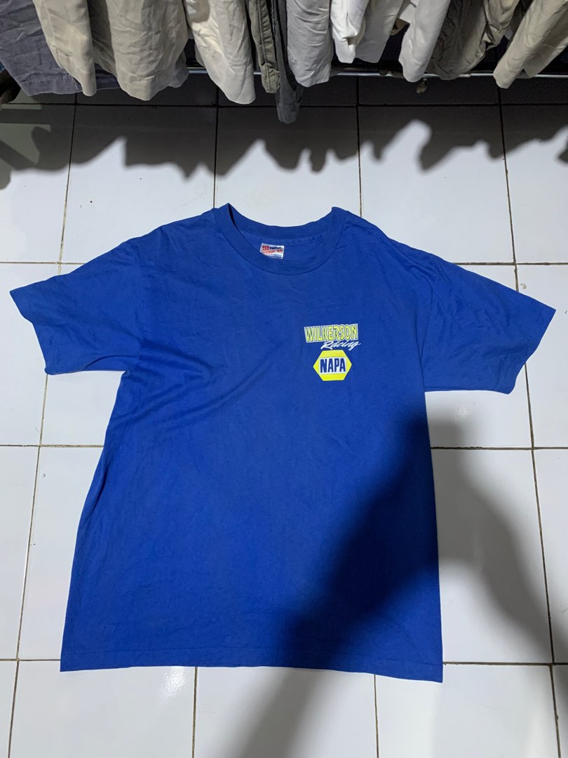 VINTAGE TIM WILKERSON RACING SHIRT TEAM NAPA SINGLE STITCH, Fesyen Pria ...