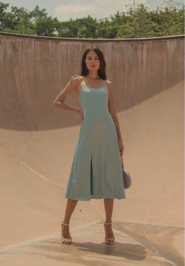 YHF first love midi dress, Women's Fashion, Dresses & Sets, Dresses on ...