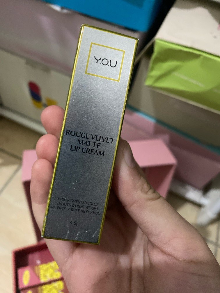 [sold] You Rouge Velvet Matte Lip Cream, Kesehatan & Kecantikan, Parfum ...
