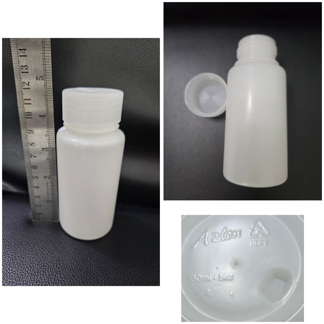 150ml HDPE screw bottle, Furniture & Home Living, Kitchenware ...