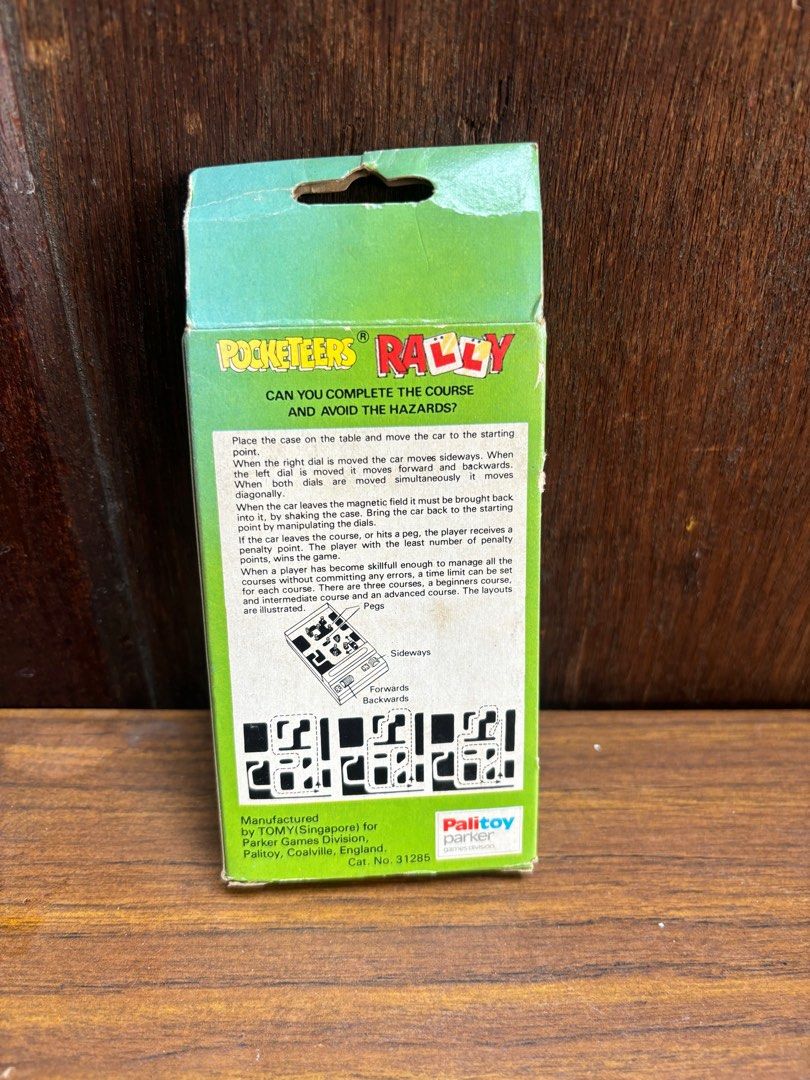 1970s rare Pocketeers Rally, Hobbies & Toys, Toys & Games on Carousell