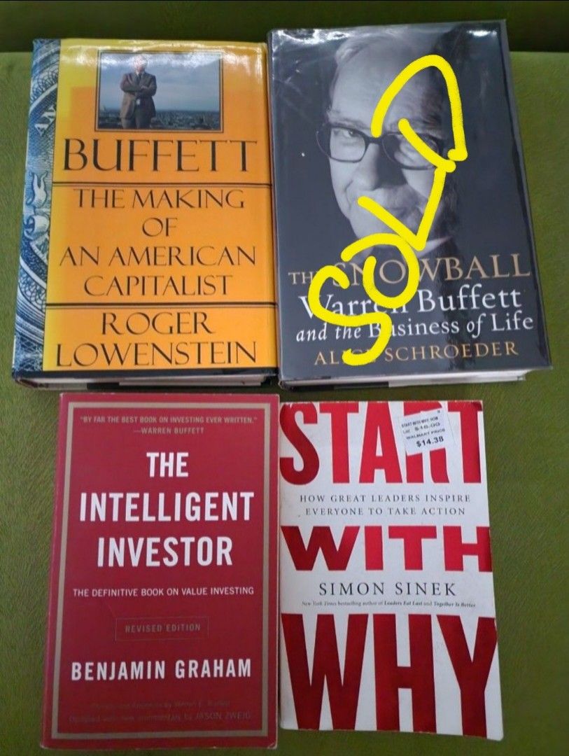 (2nd hand) Warren Buffet, Simon Sinek, Benjamin Graham, Jim Collins ...