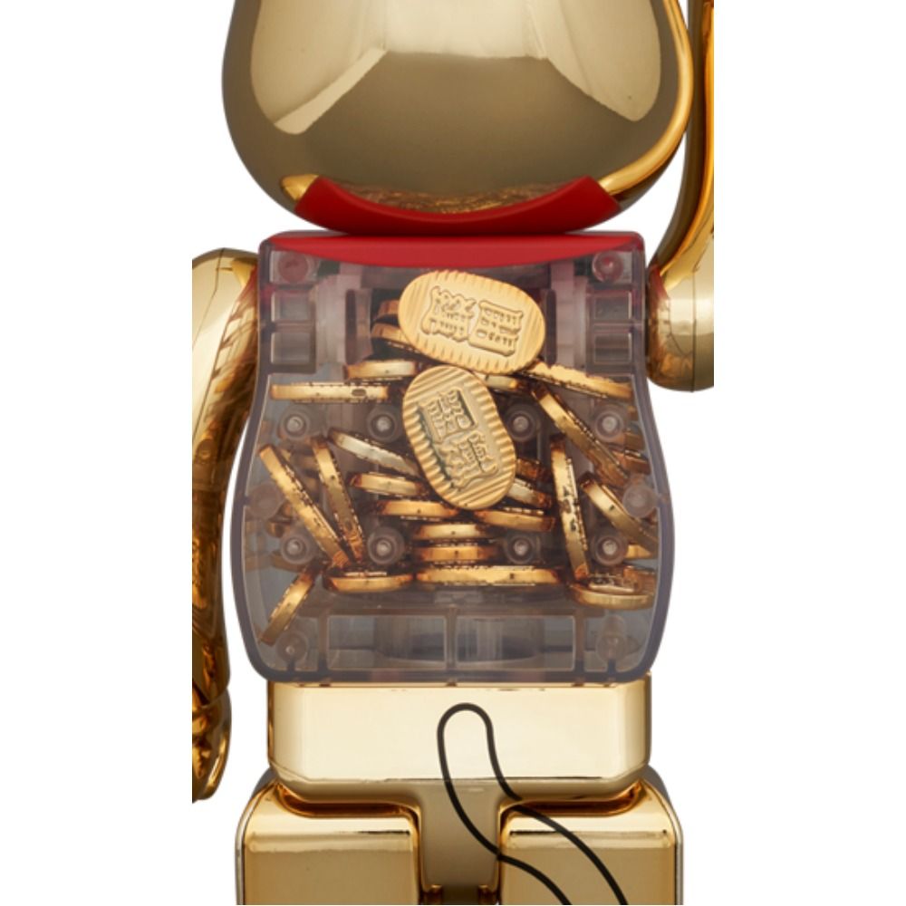 *實體店預訂* 「日限」招き猫 小判 開運 金メッキ 100％ & 400％ / 1000% Be@rBrick, 興趣及遊戲, 玩具 ...