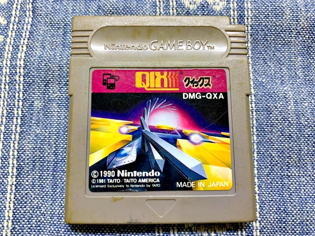 幸運小兔 GB QIX 異形 天蠶變 領土爭奪戰 任天堂 GameBoy GBC、GBA D6/F2, 電玩遊戲相關, 電玩、電腦遊戲軟體 ...