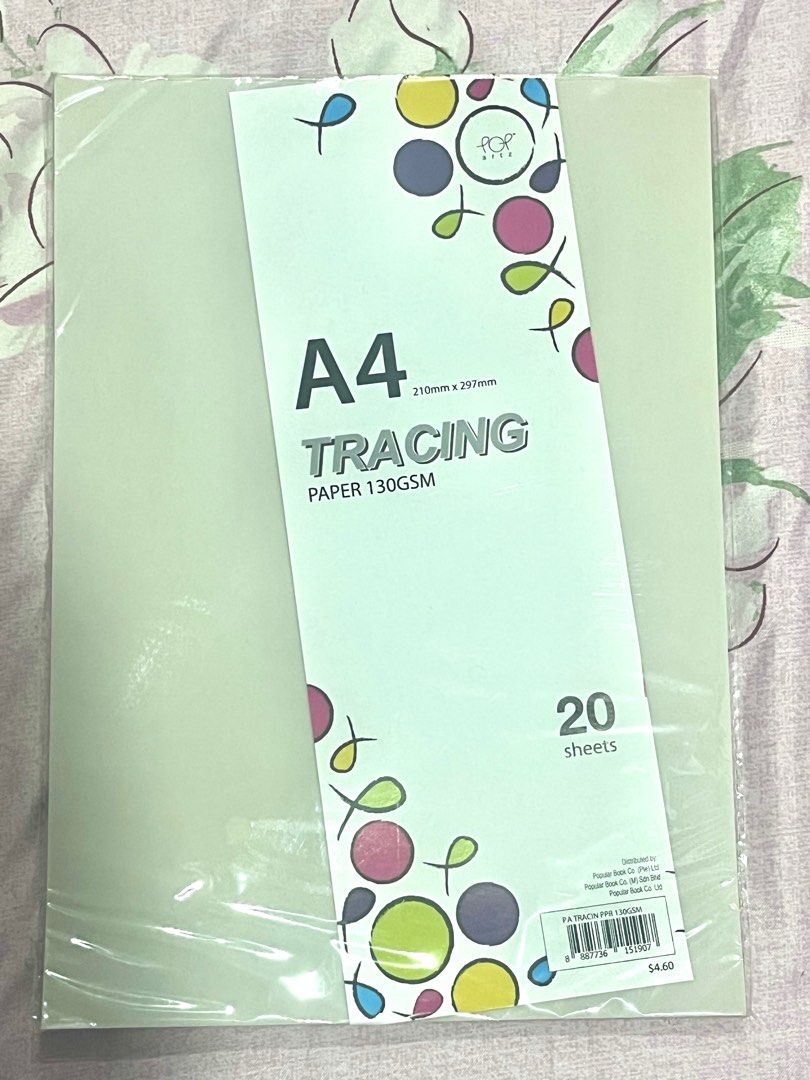 A4 Tracing Paper 130GSM, Hobbies & Toys, Stationery & Craft, Stationery ...