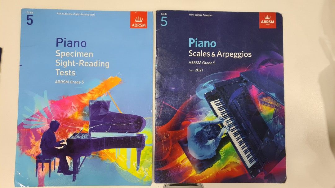 Abrsm piano grade 5 scales and arpeggios, Hobbies & Toys, Music & Media ...