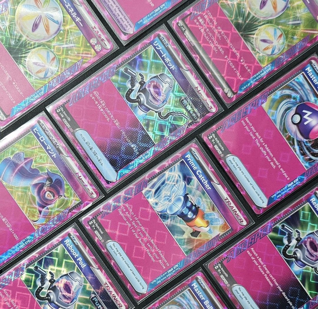 Ace Spec Cards Jap + English Versions - Neo Sperior Energy + Reboot Pod ...