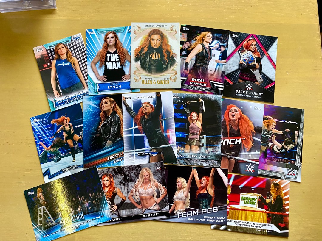 (ALL FOR $6) Becky Lynch Card Set, Hobbies & Toys, Toys & Games on ...