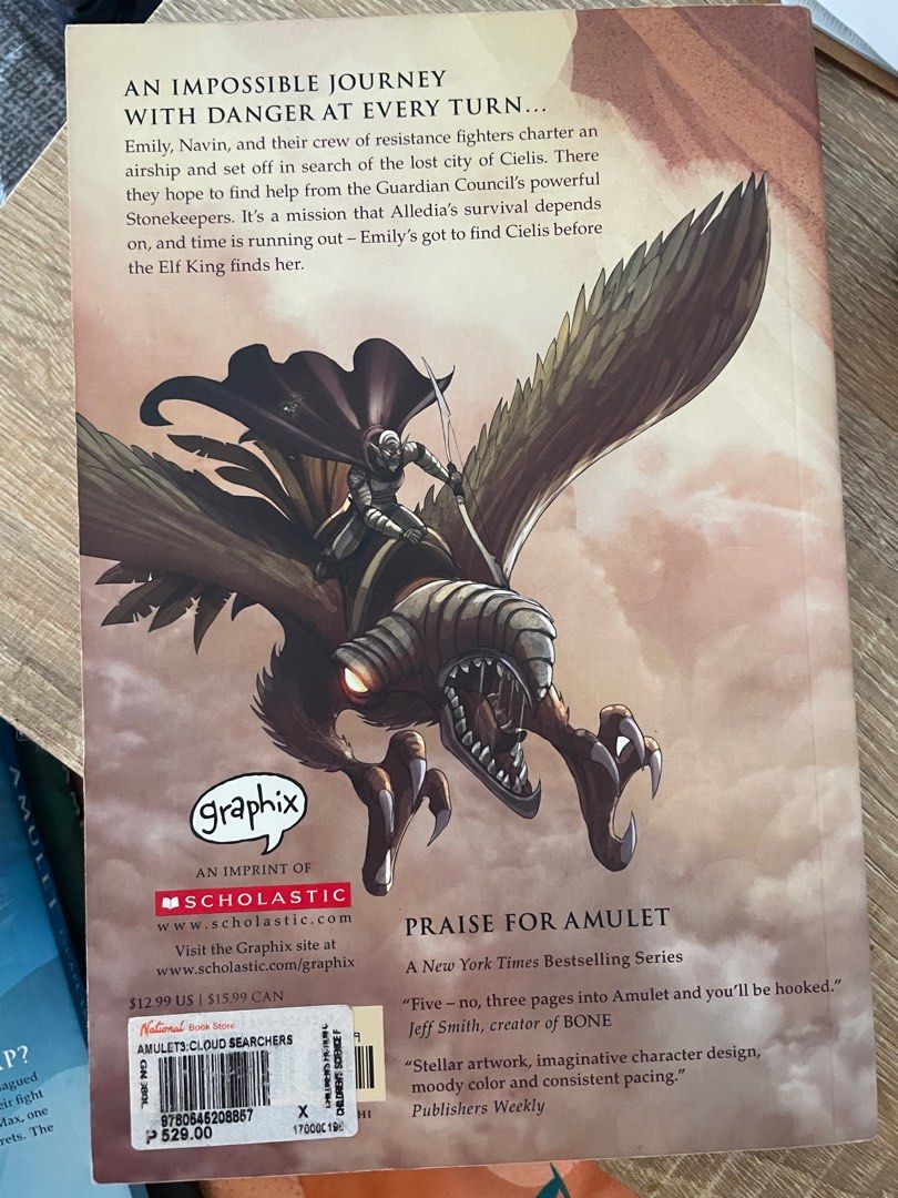 Amulet series by Kazu Kibuishi Book 3, 4 and 6, Hobbies & Toys, Books ...