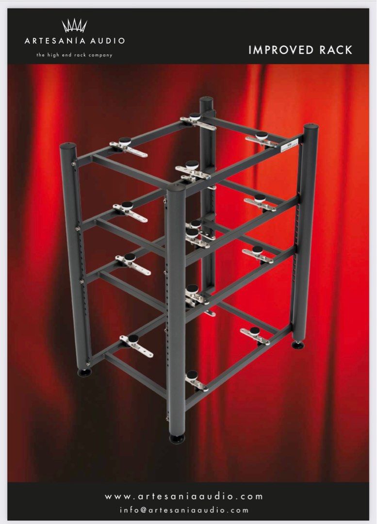 Artesania Improved Rack 4 levels, Audio, Other Audio Equipment on Carousell