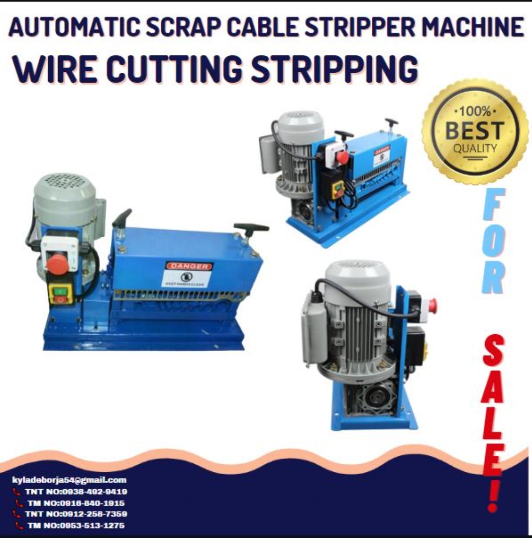 Automatic Scrap Cable Stripper Machine Wire Cutting Stripping ...