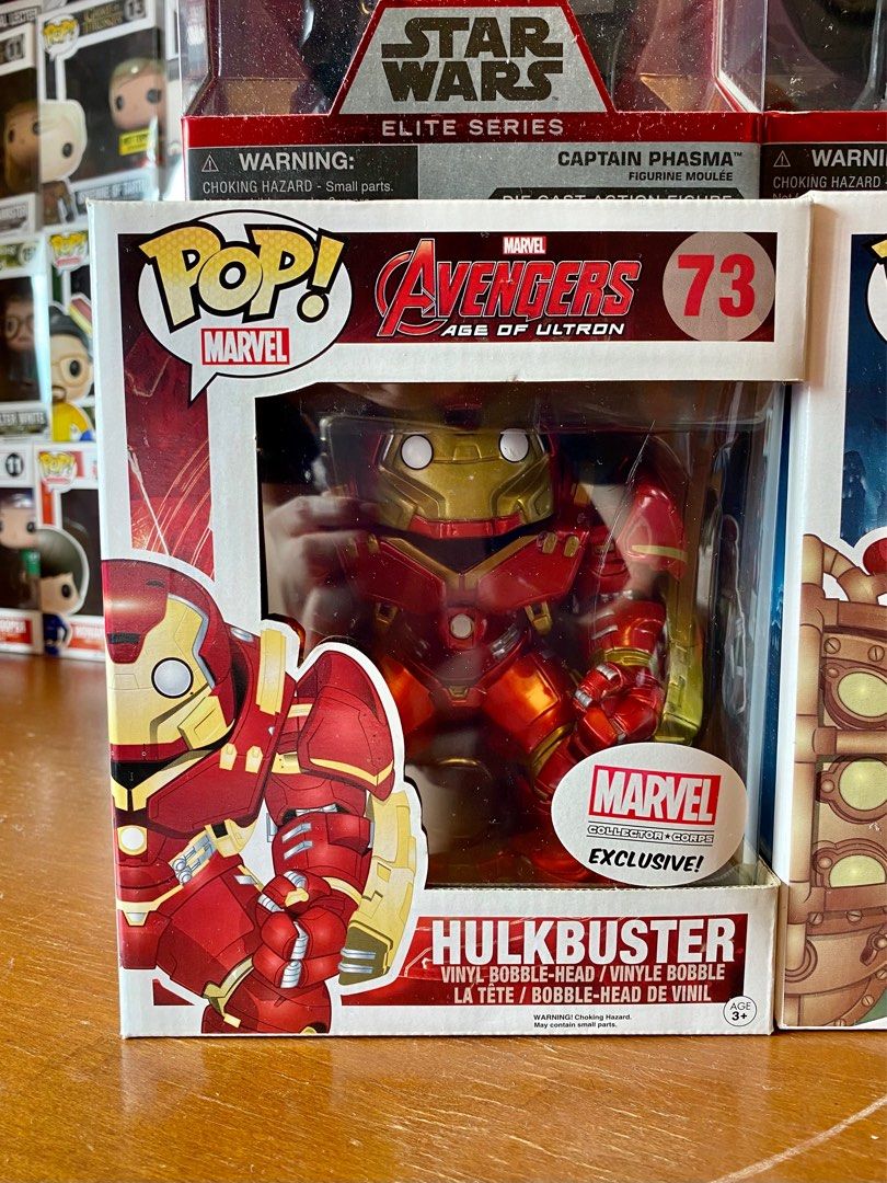 BNIB FUNKO POP Avengers Age of Ultron Hulkbuster 73 Marvel Exclusive ...