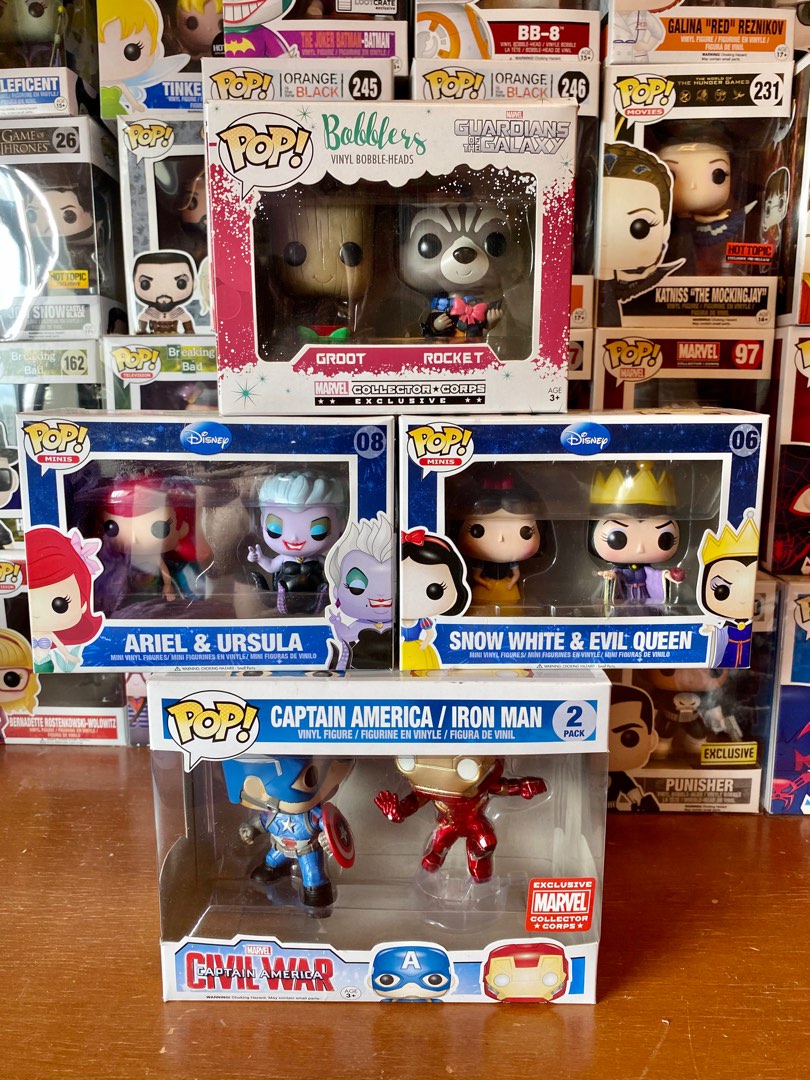 BNIB Funko POP! Maleficent Tinker Bell Aurora Jasmine Cinderella ...