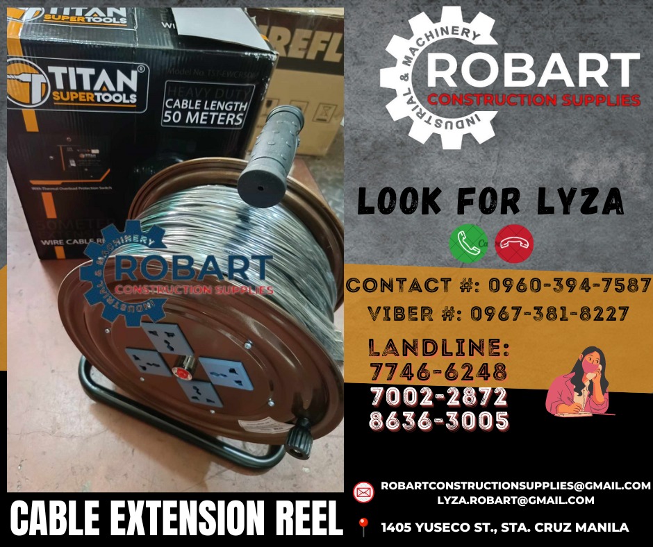 Cable Extension Reel, Commercial & Industrial, Construction Tools ...
