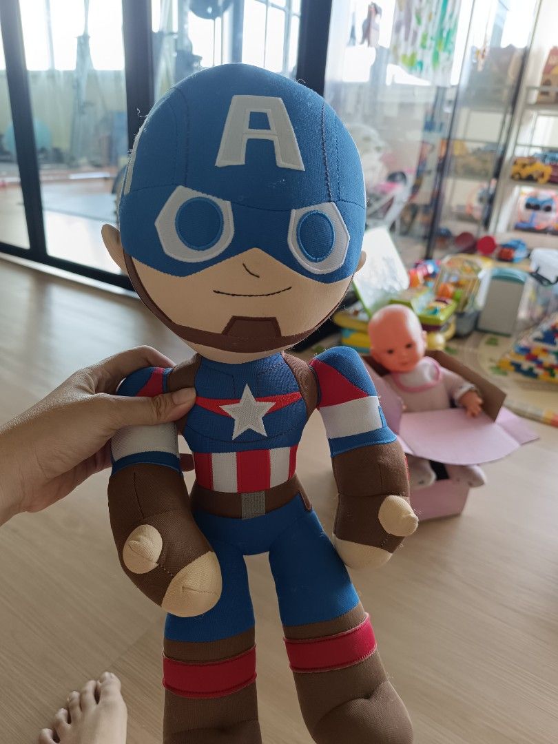 Captain America Miniso doll, Hobbies & Toys, Memorabilia & Collectibles ...