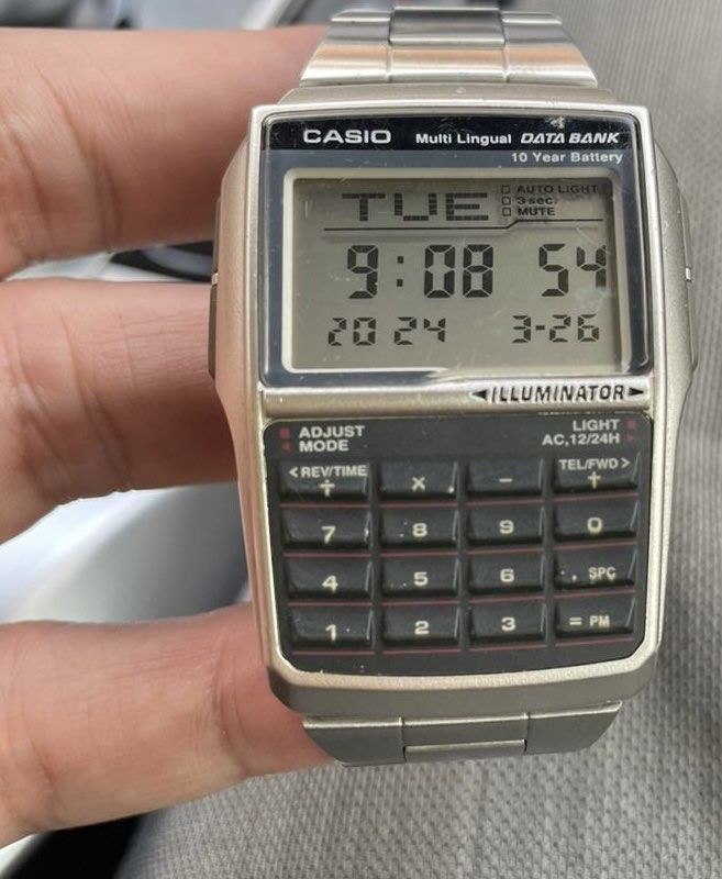 Casio Multilingual Data Bank 44mm, Men's Fashion, Watches & Accessories ...