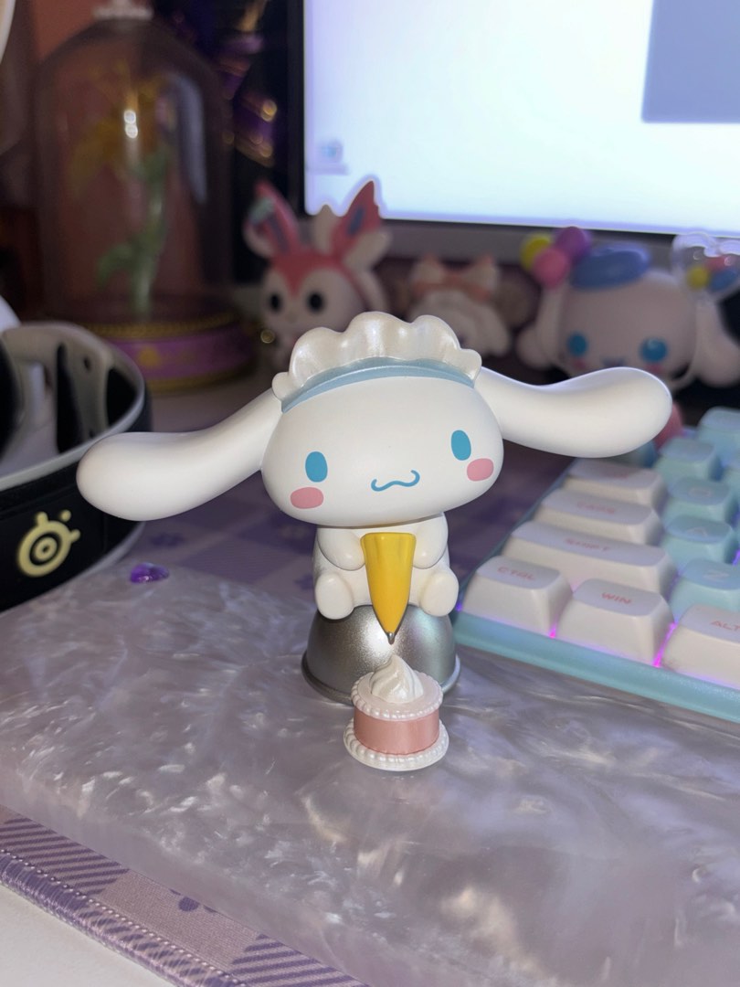 Cinnamoroll baking figure, Hobbies & Toys, Toys & Games on Carousell