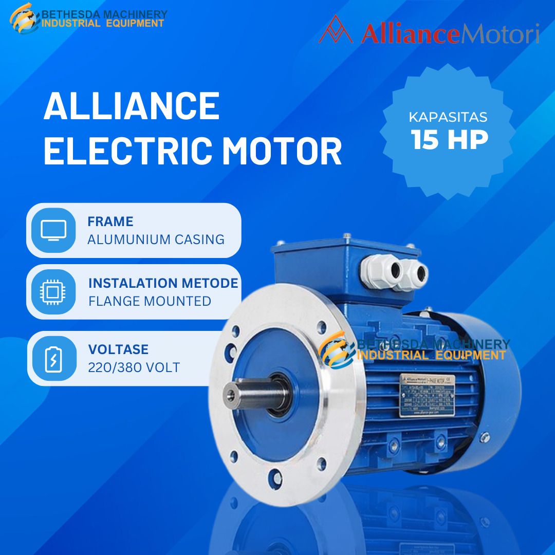 DINAMO ELECTRO MOTOR LISTRIK 15PK 15 Hp ( 3 phase) 380 Volt ALLIANCE ...