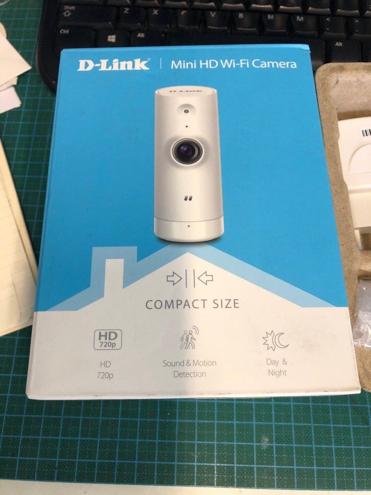 Dlink mini he wifi camera, Furniture & Home Living, Security & Locks ...