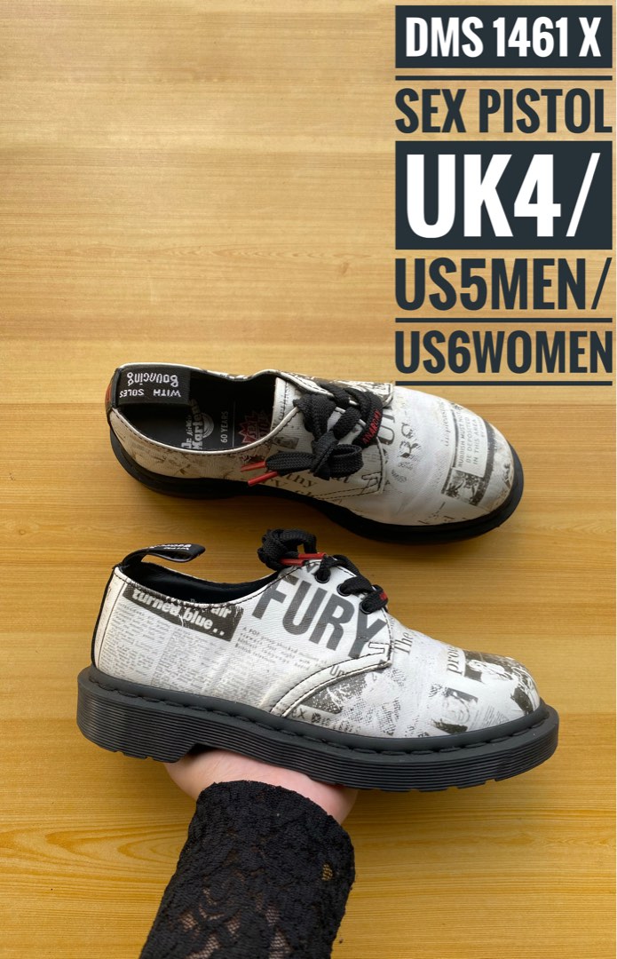 DR MARTENS 1461 x SEX PISTOL / UK3, Women's Fashion, Footwear, Boots on Carousell