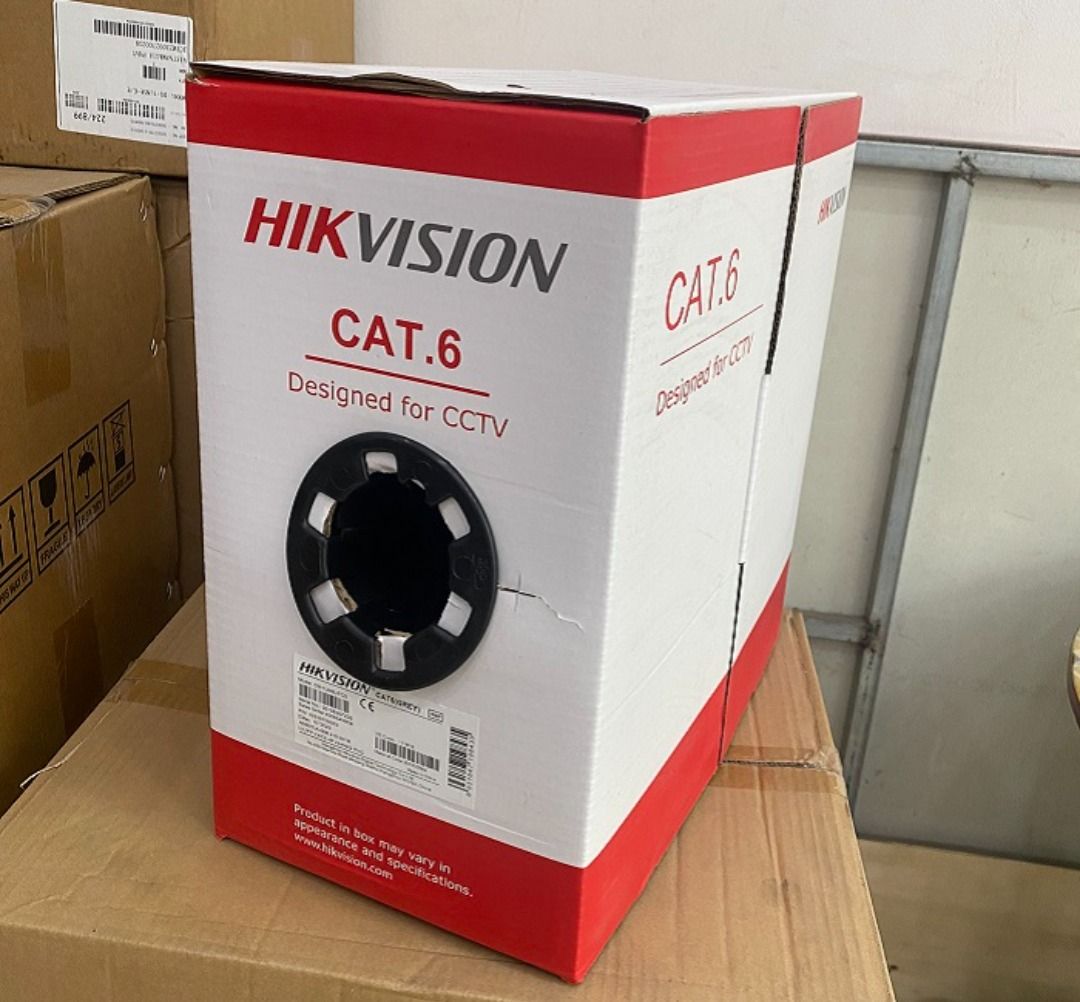 DS-1LN6UTC0 - HIKVISION Cat6 Indoor UTP Cable 23AWG, Core Diameter 0 ...