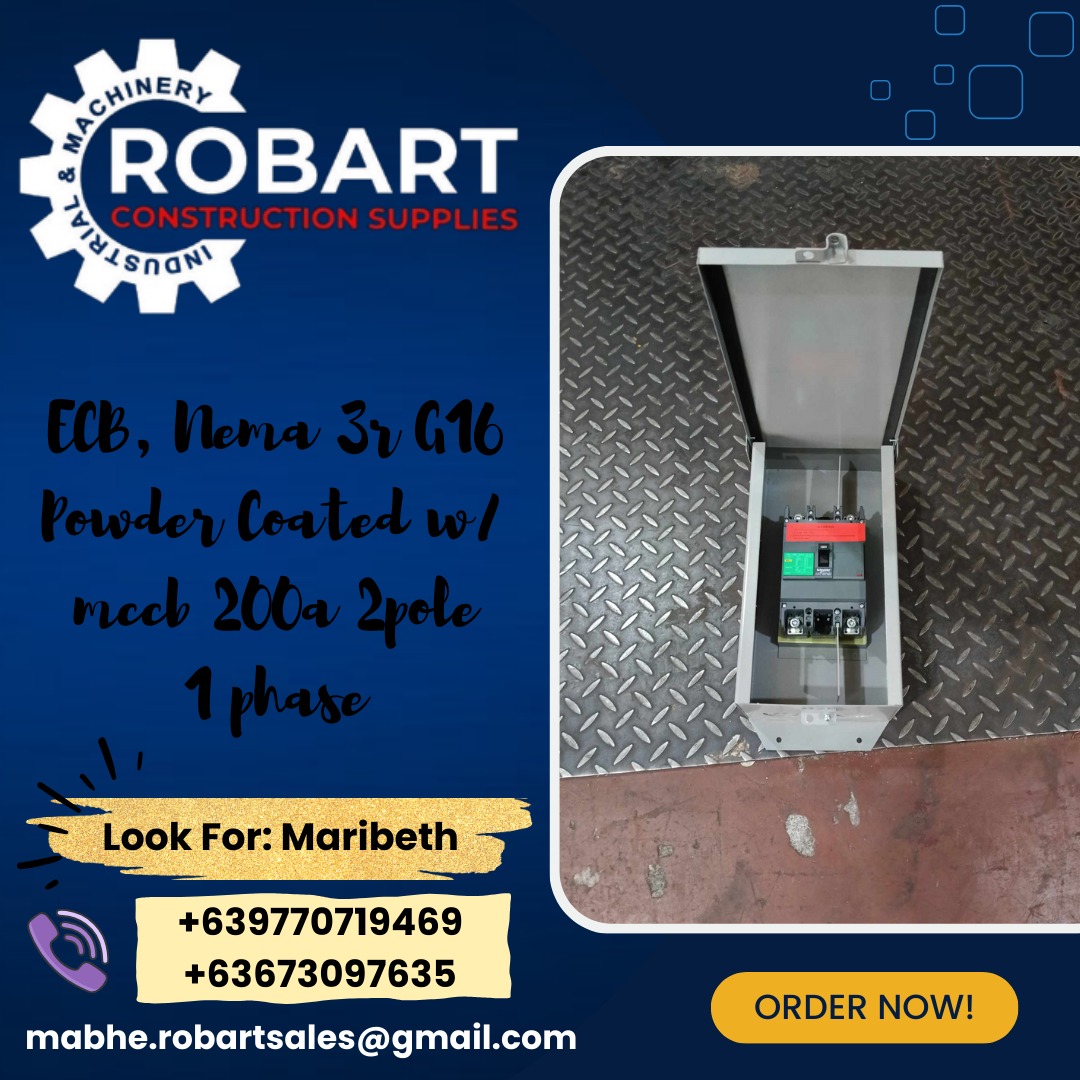 ecb, nema 3r g16 powder coated w/ mccb, Commercial & Industrial, Construction Tools & Equipment ...