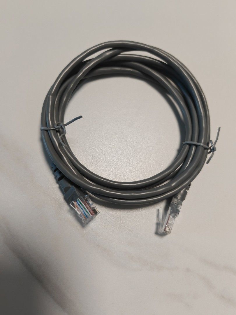 EJE 5E Ethernet cable 1.5m/2m, Computers & Tech, Parts & Accessories ...