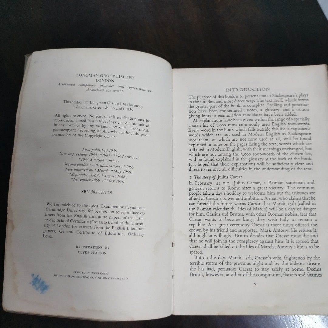 (ENG) JULIUS CAESAR, Hobbies & Toys, Books & Magazines, Textbooks on ...